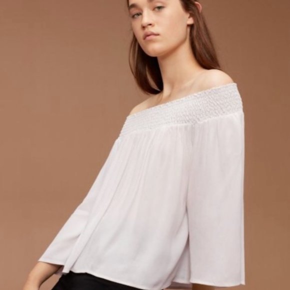 Talula | Tops | Talula X Aritzia Marcilly Off Shoulder Top Ashen C8 ...